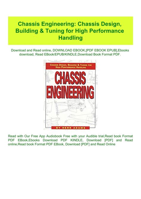 Pdf Chassis Engineering Chassis Design Building And Tuning For High