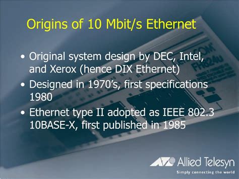 Ppt Ethernet Networking Technology Overview And Network Design