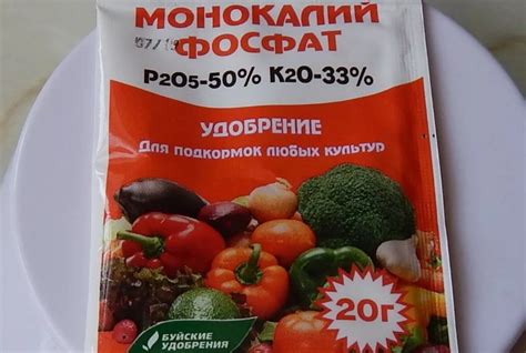 Удобрение Монофосфат калия: применение, пропорции
