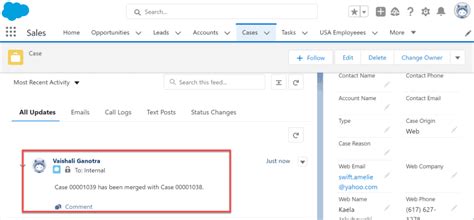 How To Merge Cases In Salesforce