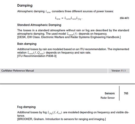 How To Test Influence Of Weather In Radar Using Ipg Carmaker