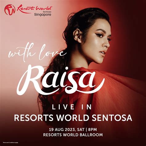 Event Raisa With Love Raisa Live In Resorts World Sentosa