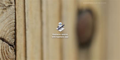 How To Replace Spaces With Hyphens In Filenames On A Mac Technology