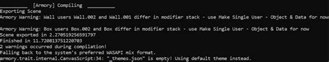 SDK Error And Code Editor Issue Armory D Armory GitHub