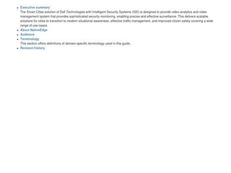 Introduction Dell Nativeedge With Iss Securos Blueprint Guide Dell Technologies Info Hub
