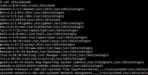 Linux Etcpasswd File Linuxtect
