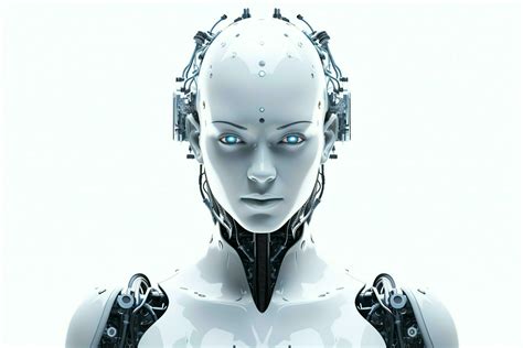 3d Rendering Technology Robotics Data Analytics Or Futuristic Cyborg