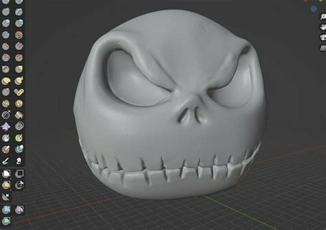 Jack Skellington Head