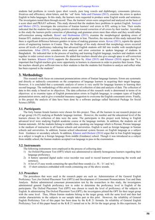 Study Of Consonant Pronunciations Errors Committed By EFL Learners PDF