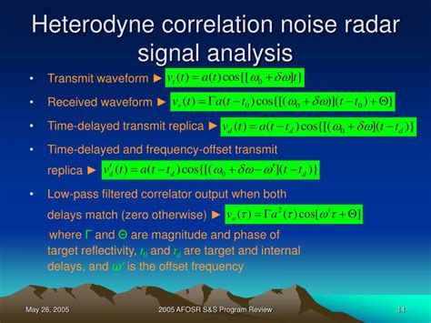 Ppt Sensing And Communications Using Ultrawideband Random Noise Waveforms Powerpoint