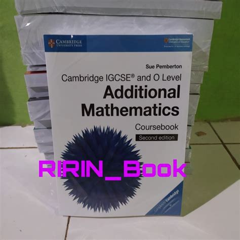 Jual Flash Sale Cambridge Igcse And O Level Additional Mathematics Coursebook Terlaris