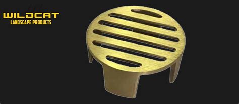 Plastic Atrium Drain Grates Brass Pvc Wildcat