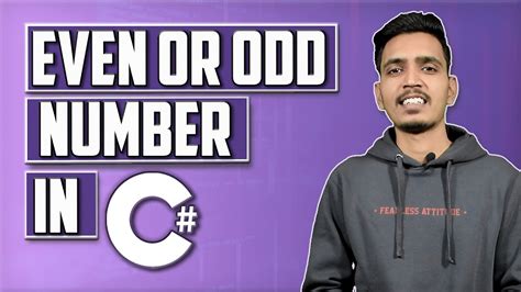 How To Find Even And Odd Number In C Youtube