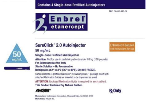 Enbrel Injections Uses Dosage And Side Effects