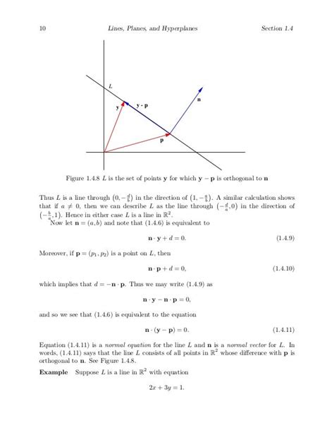 Lines Planes And Hyperplanes