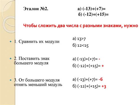 Сложение целых чисел презентация онлайн