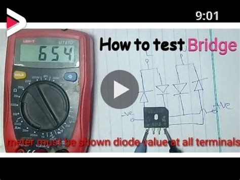 What is a bridge rectifier how to test bridge rectifier with multimeter دیدئو dideo