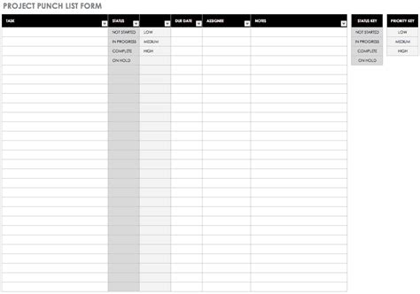 Free Task And Checklist Templates Smartsheet