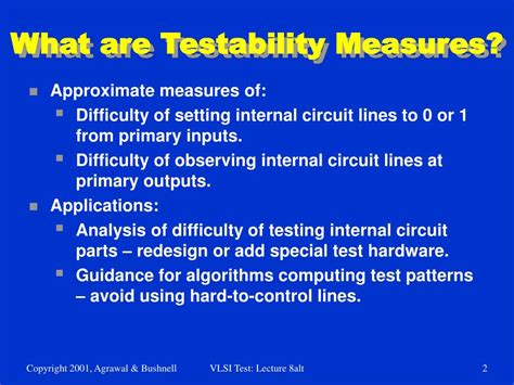Ppt Lecture 8 Testability Measures Powerpoint Presentation Free
