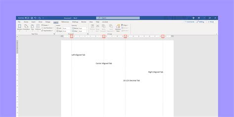 How To Insert Tabs In Word