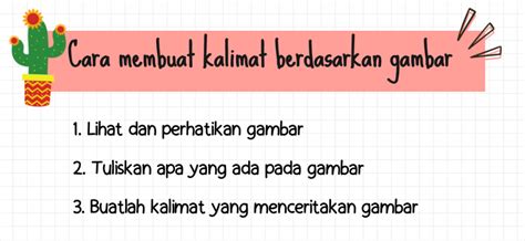 Bahasa Indonesia Membuat Kalimat Berdasarkan Gambar E Learning Sd
