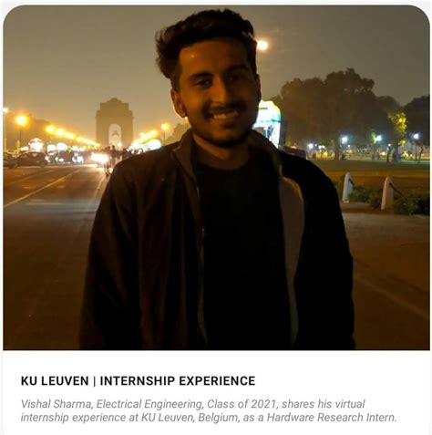 Vishal Sharma On Linkedin Research Internship Innovation Experience