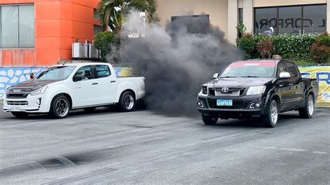 400hp Dmax Vs 400hp Hilux Fastest Drag Diesel In The Philippines