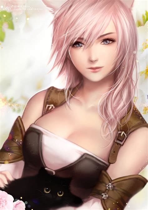 Lightning Farron Final Fantasy And More Drawn By Leirix Danbooru