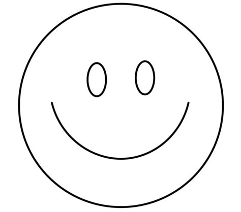 Målarbild Enkel Emoji Skiv Ut Gratis På