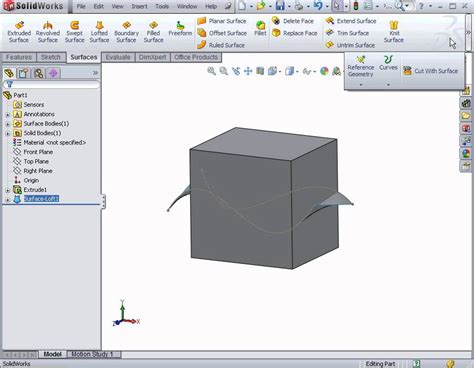Beginner Surface Design Solidworks Tutorials Surface Design And Modeling
