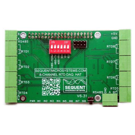 Rtd Data Acquisition 8 Layer Stackable Hat For Raspberry Pi The Pi Hut