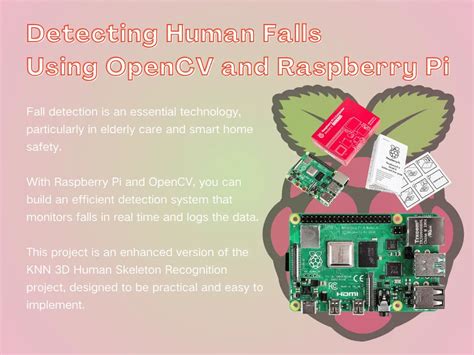 Detecting Human Falls Using Opencv And Raspberry Pi Part 2 Openelab