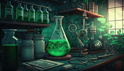 Premium Photo The Green Chemistry Laboratory Setting Showcases A