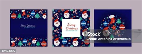 메리 크리스마스와 새해 복 많이 받으세요 수채화 배경 배너 포스터 휴일 표지의 사각형 카드 0명에 대한 스톡 벡터 아트 및 기타 이미지 Istock