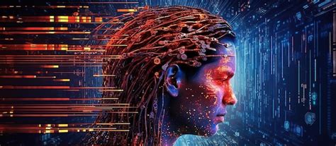 Premium Ai Image Human Big Data Visualization