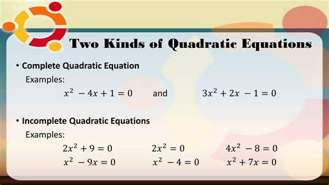 Illustrates Quadratic Equation Pdf