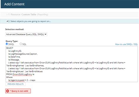 Swql Query To Extract Varbind Data From Solarwinds Traps Message