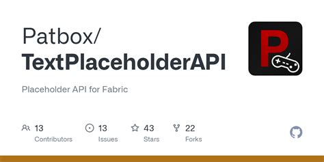 Github Patboxtextplaceholderapi Placeholder Api For Fabric