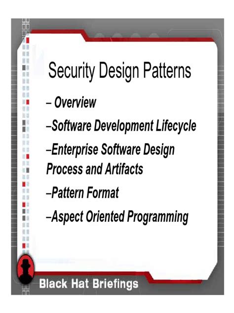 security design patterns pdf use case software design pattern