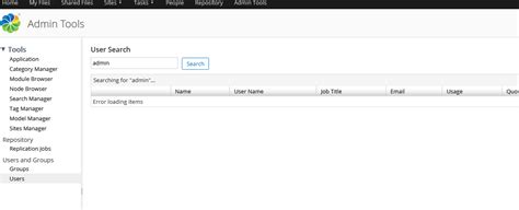 User Search Failed In Share Issue Alfresco Acs Deployment GitHub