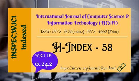 Ijcsit Journal On Linkedin Computerscienceengineering