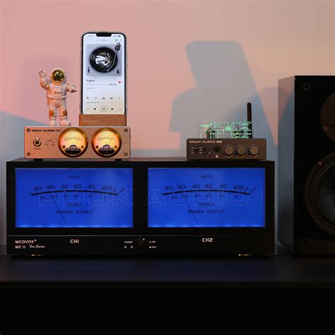 Dual Analog Vu Meter Db Panel Mic Line Sound Level Indicator Audio Switcher Box Ebay