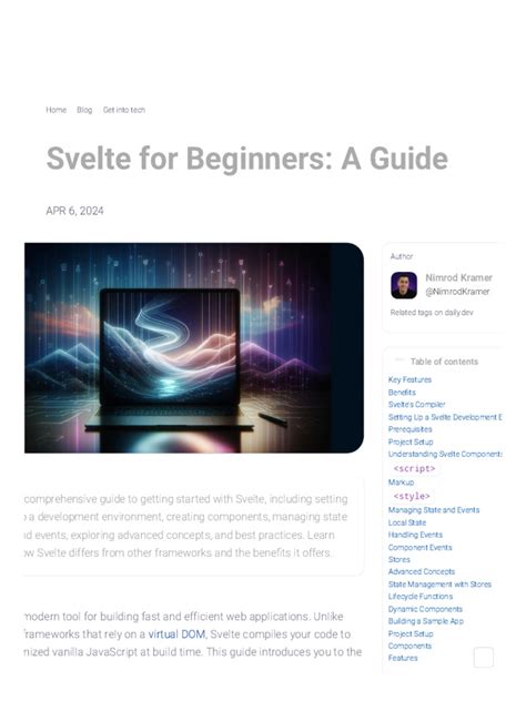 Svelte For Beginners A Guide Pdf