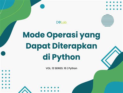 catat jenis jenis operasi matematika di python