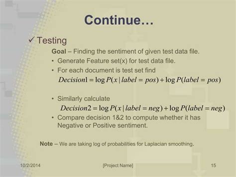Sentiment Analysis Using Naive Bayes Classifier Pptx Computing Technology And Computing