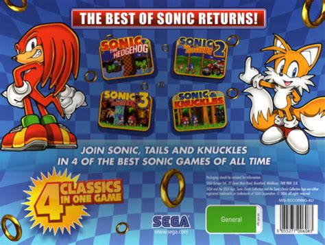 Sonic Classic Collection Box Shot For Ds Gamefaqs