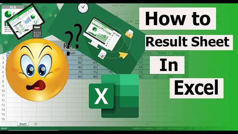 Result Sheet In Microsoft Office Excel Youtube