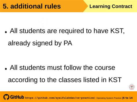 Operating System Practice Meeting10 Learning Contract Ppt
