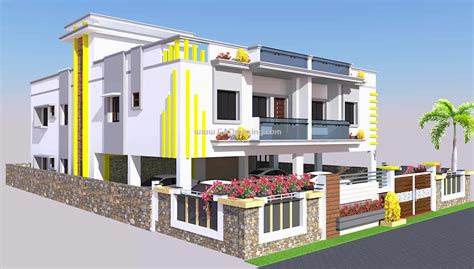 新农村现代建筑豪华别墅房屋三维模型 Cad模型网海量3d模型图纸免费下载。