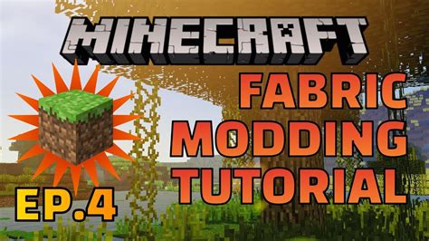 Minecraft Fabric Modding Tutorial Blocks 4 Totallygamerjet Youtube